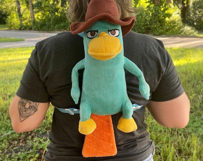 Phineas & Ferb Perry the Platypus Backpack Bag - Etsy