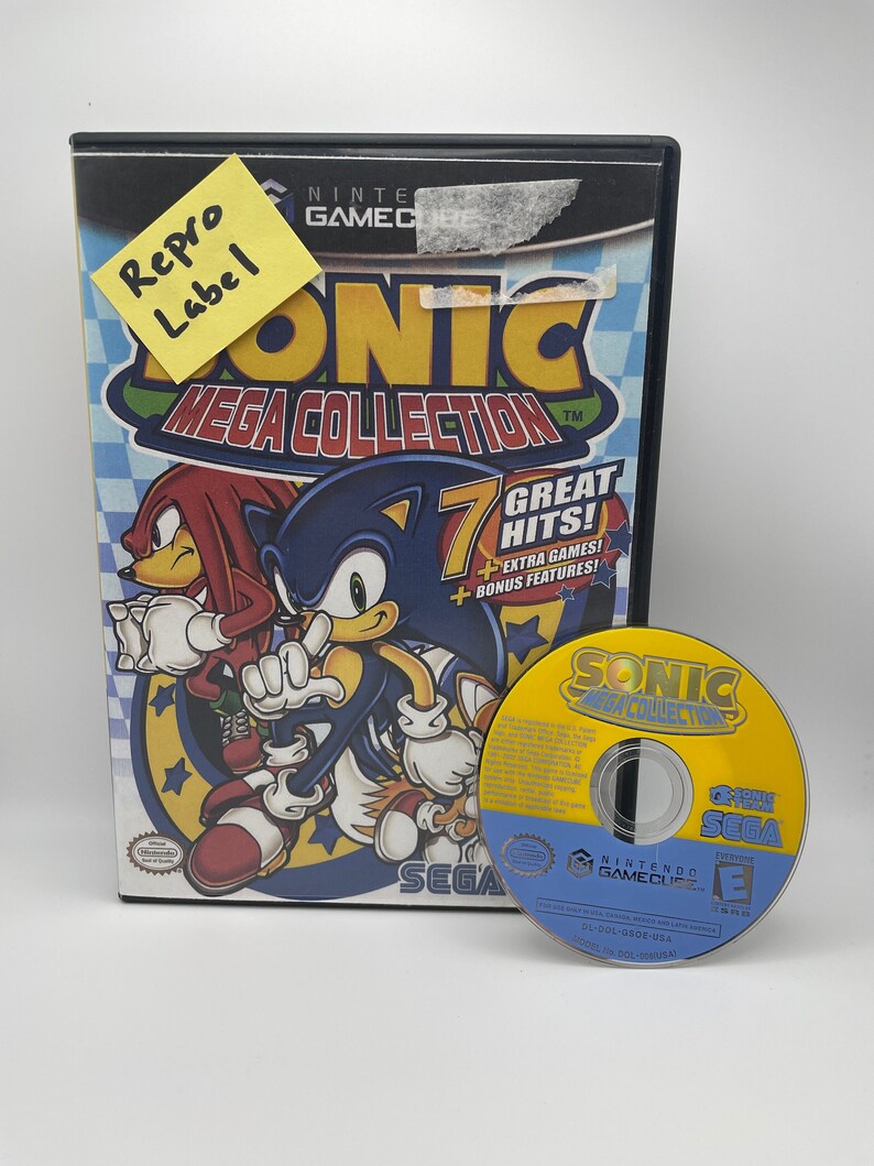 Sonic Mega Collection for Gamecube Disc Only - Etsy