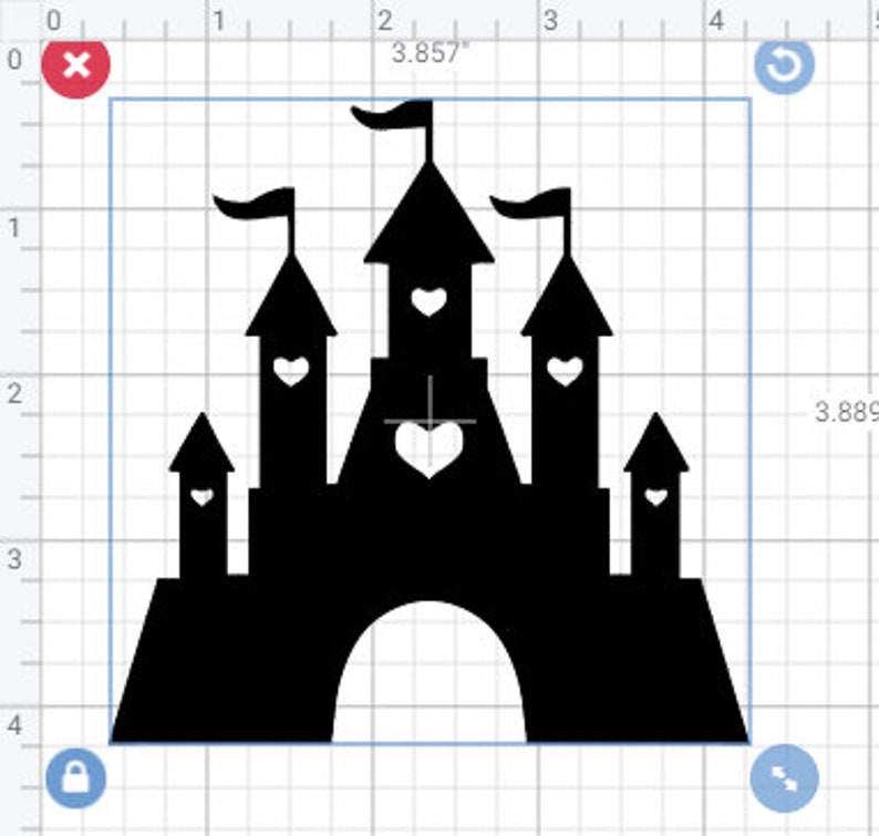 Princess Castle SVG File - Etsy