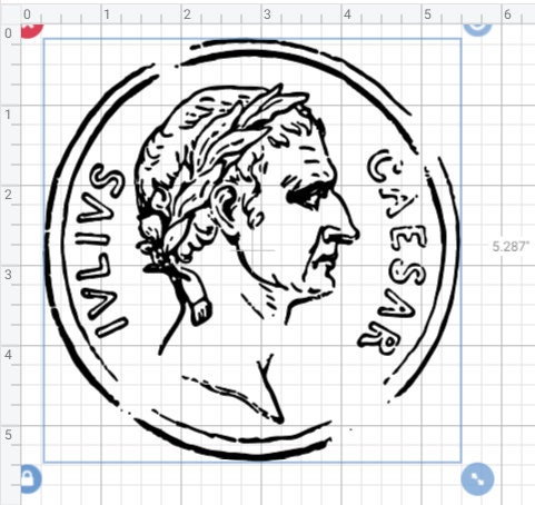 Roman Coin SVG File - Etsy