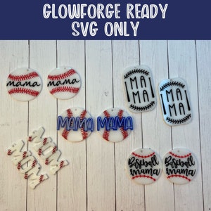 Baseball Mama Earring Bundle, Laser Cut Earring File, Earring SVG ...