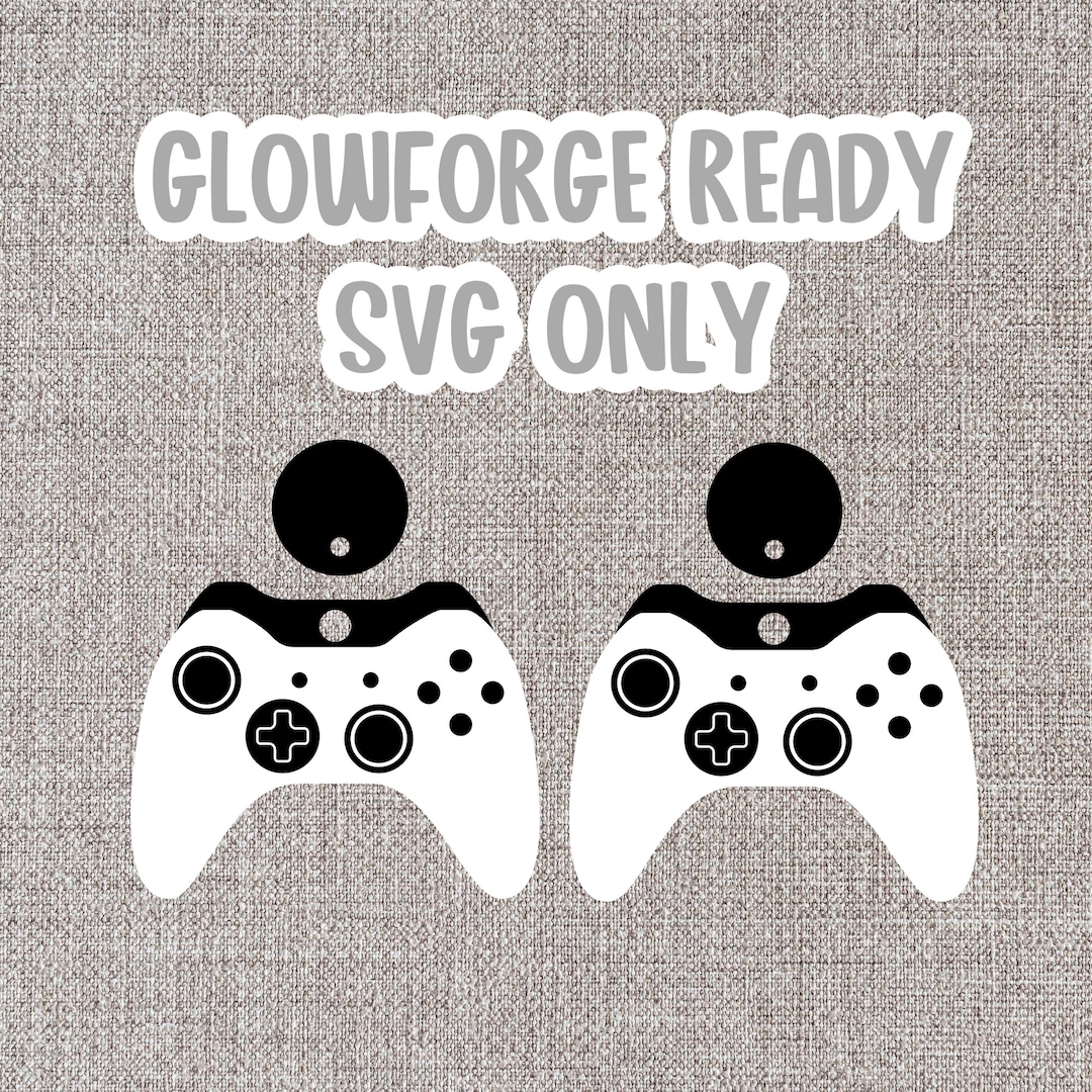 Xbox Controller Earring File Earring SVG for Glowforge Laser Cutter ...