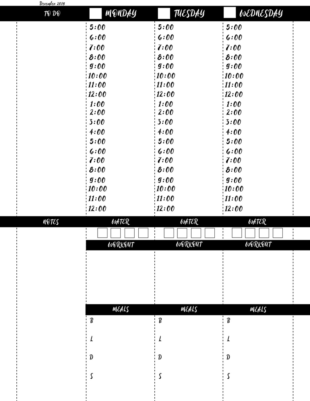 Personalized Printable Planners-customize for You - Etsy