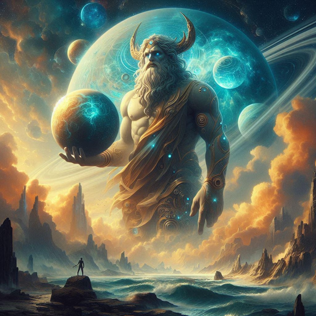 Uranus – the Sky, Father of the Titans - Vinyl Sticker Decal - Greco ...