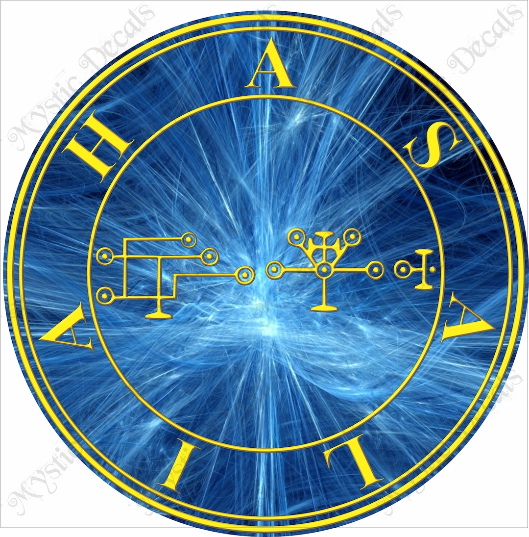 47. Asaliah Angel Sigil Vinyl Sticker DECAL Full Color - Etsy