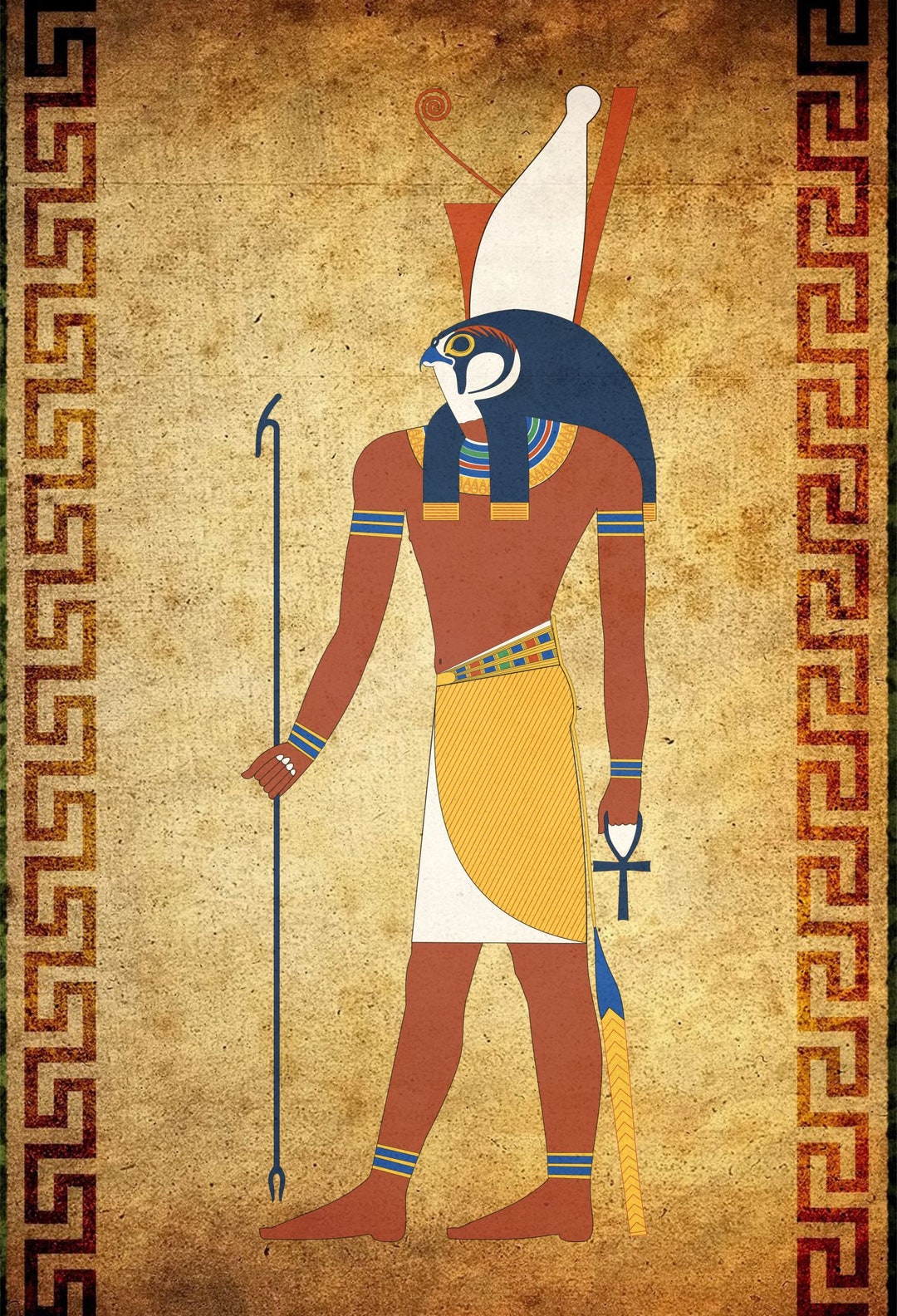 Horus Vinyl Sticker Decal Full Color Car Laptop God - Etsy