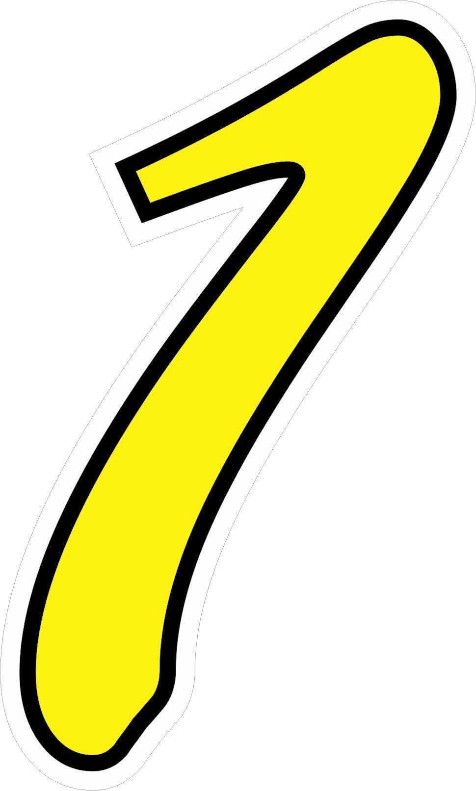 Number 1 Racing Number Vinyl Sticker Decal Movie Full Color CAD Cut Car ...