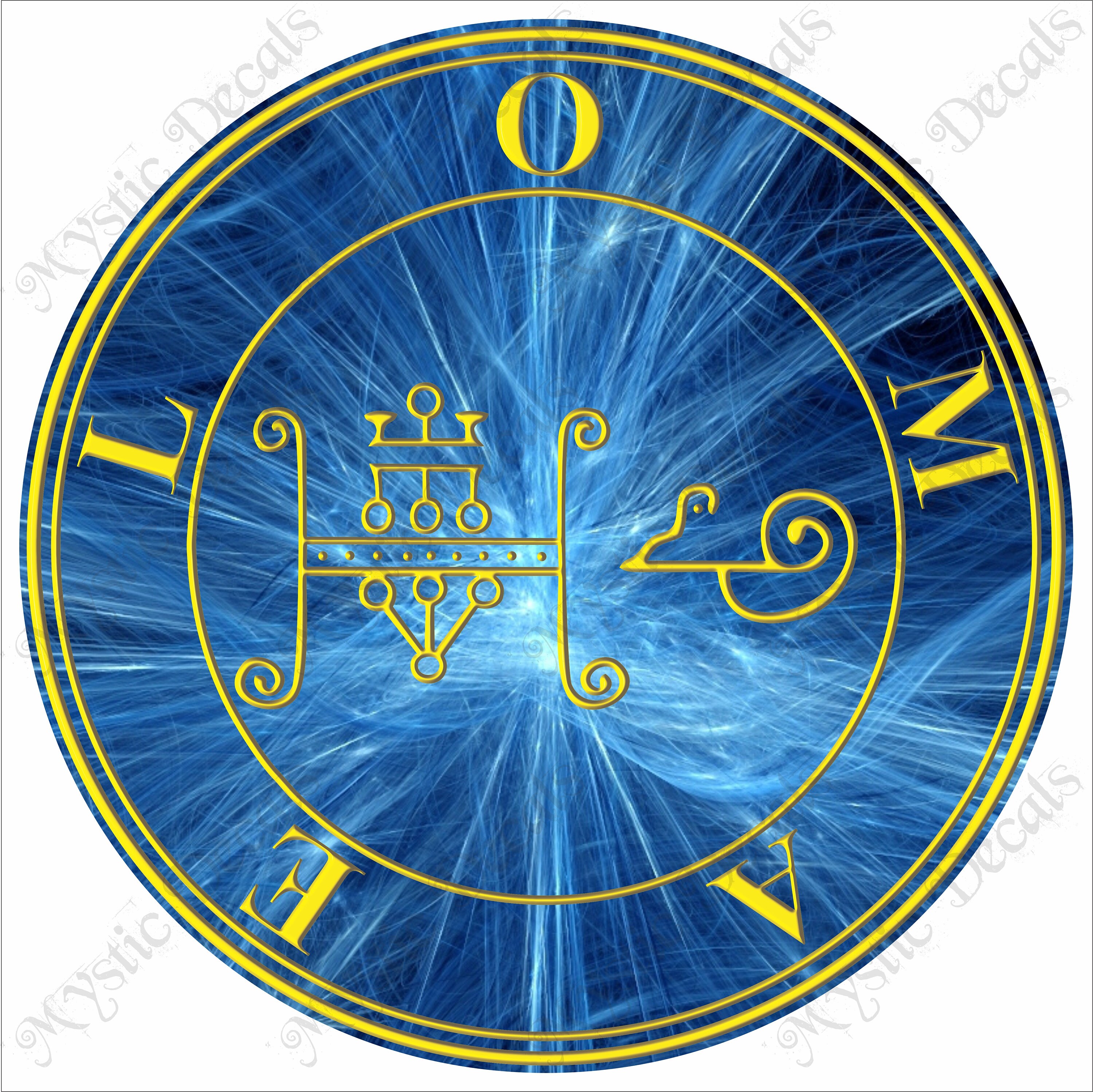 30. Omael Angel Sigil Vinyl Sticker DECAL Full Color | Etsy