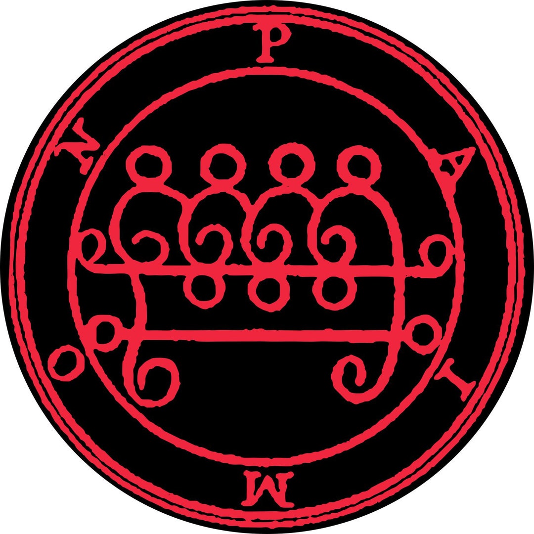 Seal of Paimon Vinyl Sticker Decal Full Color Goetia Occult Magick ...