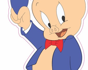 Porky Pig | Etsy