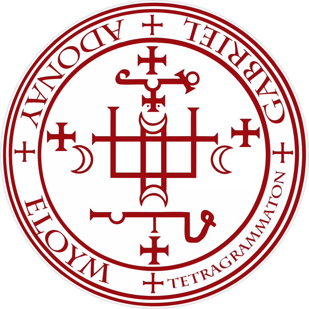 Gabriel Arch Angel Sigil Vinyl Sticker Decal Full Color Cad Cut Seal ...