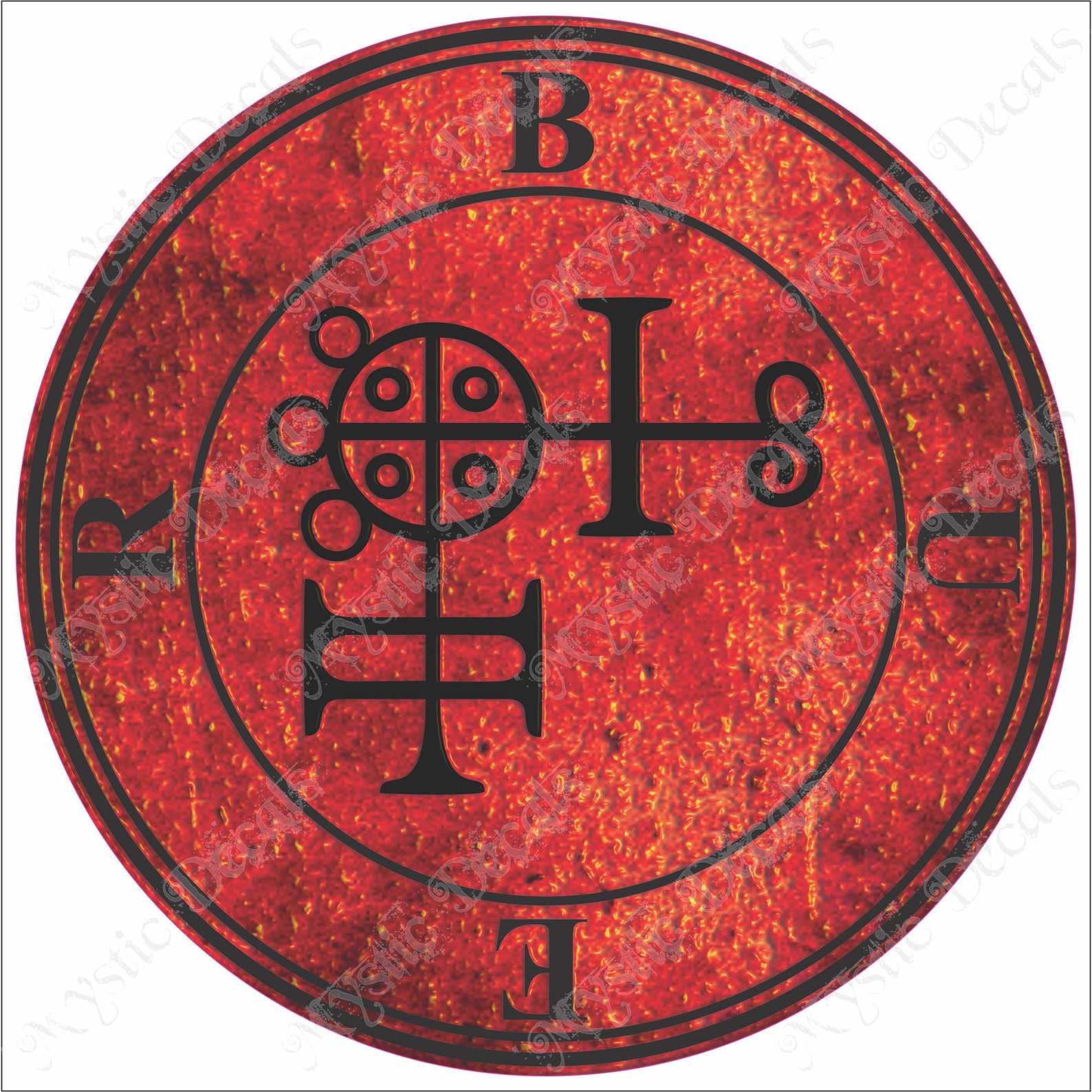 10. Seal of Buer Round Decal - Vinyl Sticker Decal - Full Color ...