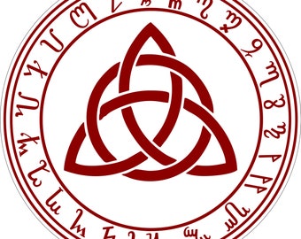 10. Aladiah Angel Sigil Vinyl Sticker DECAL Full Color God, Occult ...