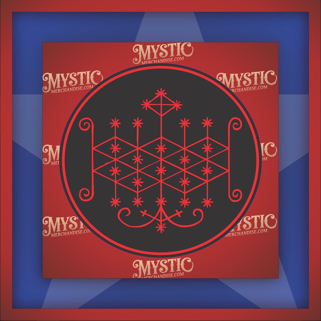 Ogun Sigil Veve Vinyl Sticker Decal Voodoo - Etsy