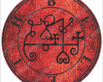 SEAL OF BELETH Goetia Coin Bileth Coin Pendant - Etsy