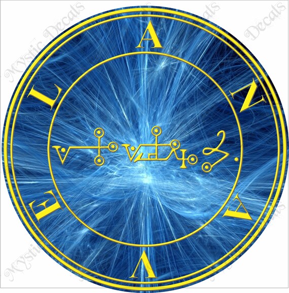 63 Anavel Angel Sigil Vinyl Sticker Decal Full Color Etsy