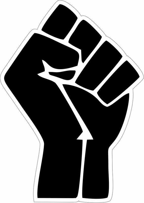 Laptop BLM Fist Vinyl Stickers Electronics & Accessories etna.com.pe