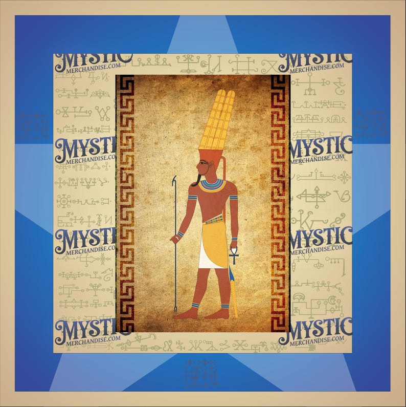 Amon - Amun - Amun Ra -amon Ra - Vinyl Sticker Decal - Full Color - Etsy