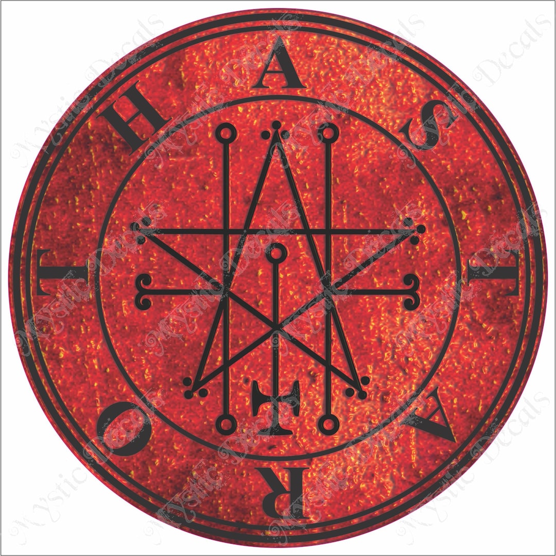 29. Seal of Astaroth Round Decal - Vinyl Sticker Decal - Full Color ...