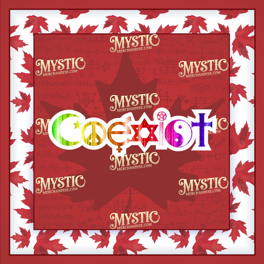 Coexist White Background - Vinyl Sticker Decal - Full Color - Bumper ...