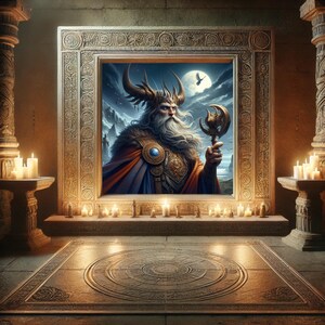 Bragi God of Poetry, Eloquence, and Storytelling Vinyl Sticker Decal ...