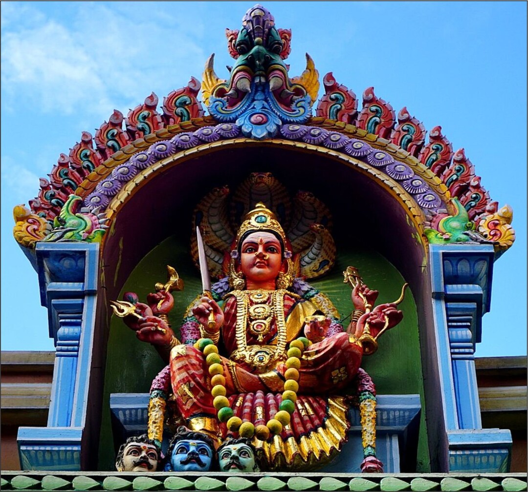 Mariamman Vinyl Sticker Decal Full Color God Occult Hindu Goddess - Etsy