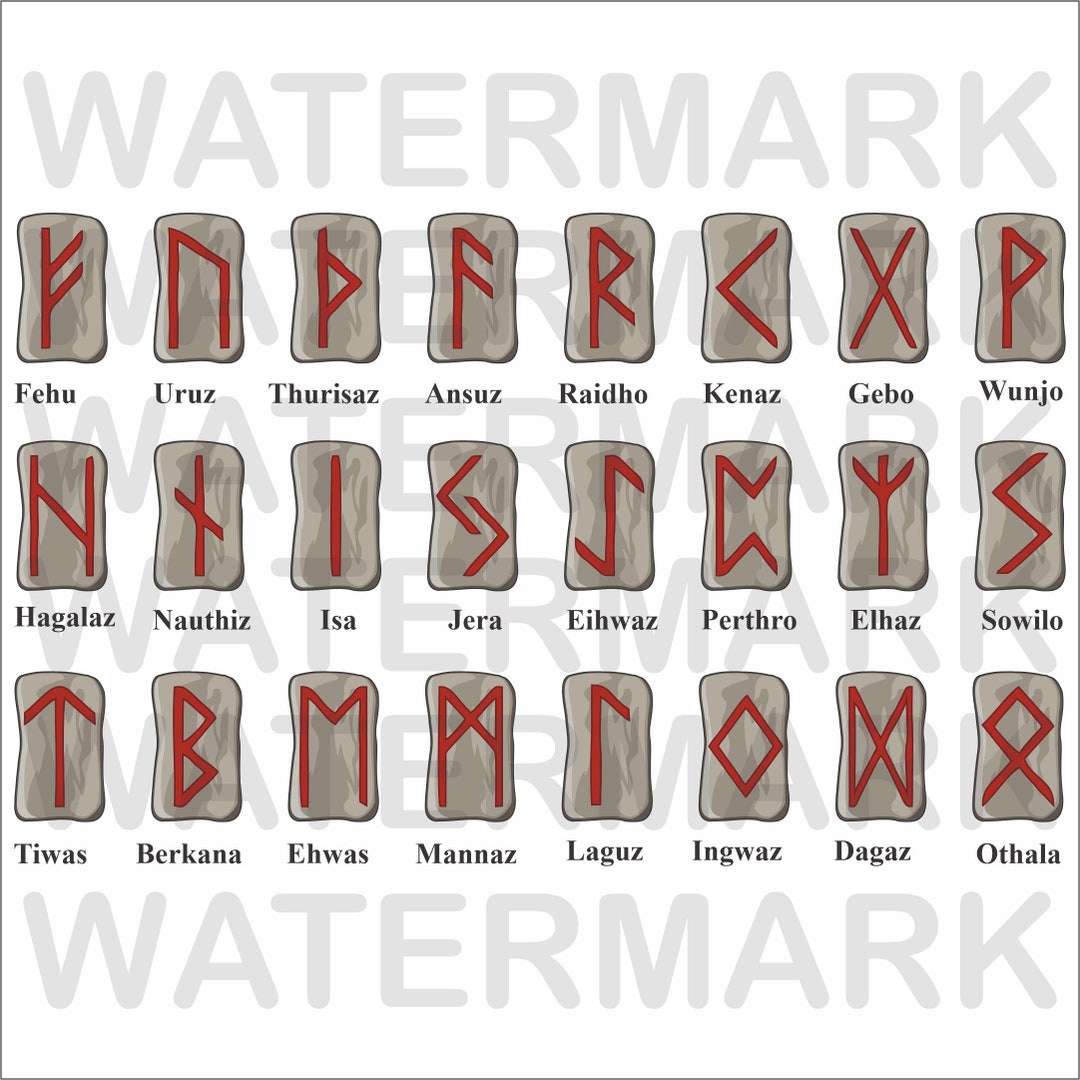 One Single Rune Decal Vinyl Sticker Decal - Etsy