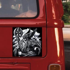 Odin - Vinyl Sticker Decal - Norse Mythology - Etsy