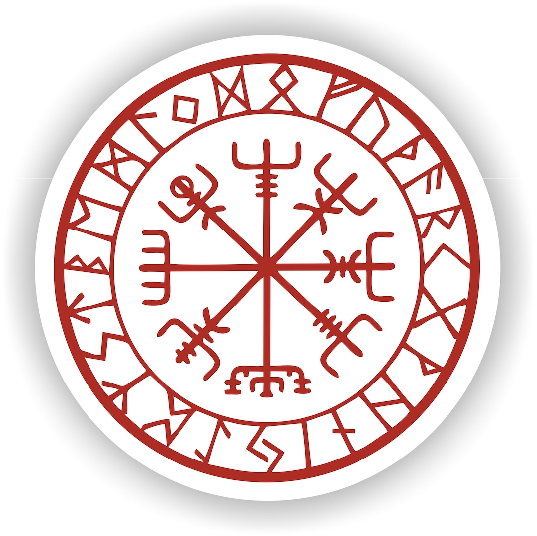 Norse Protection Rune Vinyl Sticker Decal Full Color Magic - Etsy