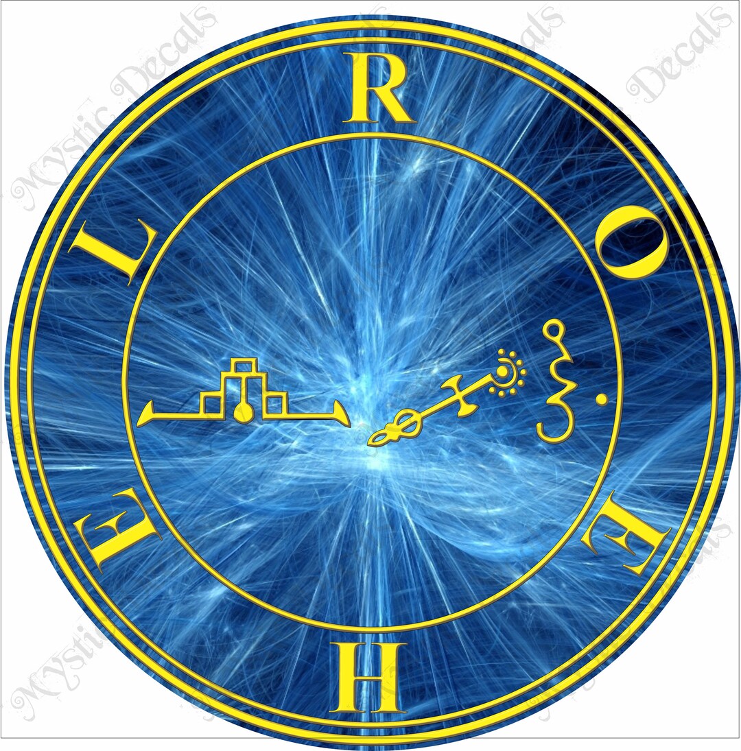 69. Rochel Angel Sigil roehel Vinyl Sticker DECAL Full Color God ...