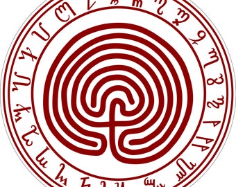 31. Lecabel Angel Sigil Vinyl Sticker DECAL Full Color God, Occult ...