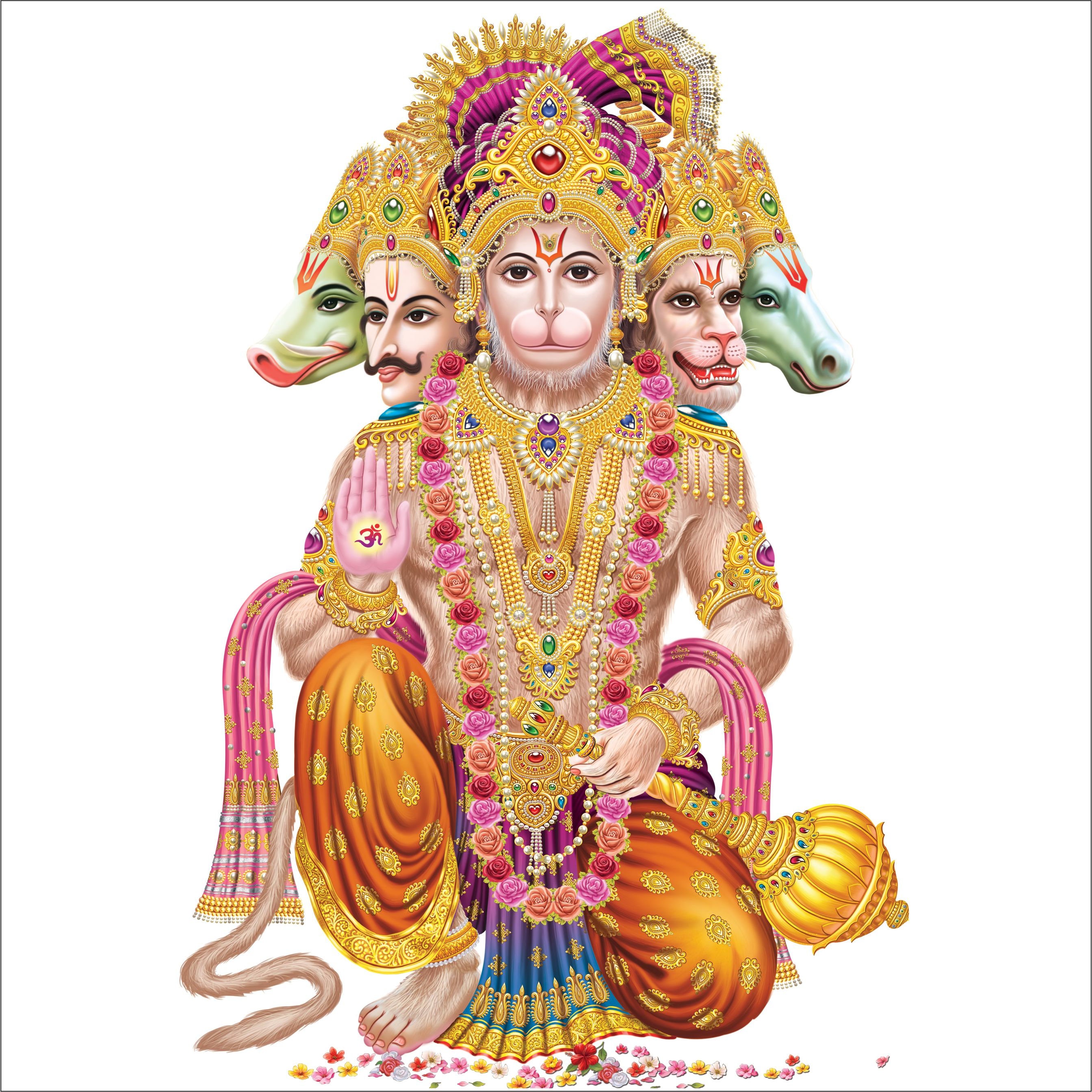 Hanuman Vinyl Sticker Decal Full Color Hindu Car Laptop - Etsy UK