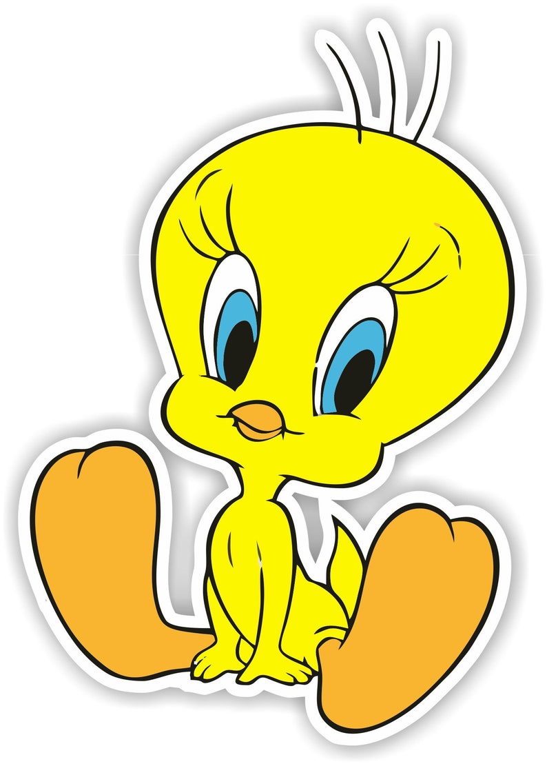Tweety Bird 004 Vinyl Sticker Decal Full Color Cad Cut | Etsy Canada