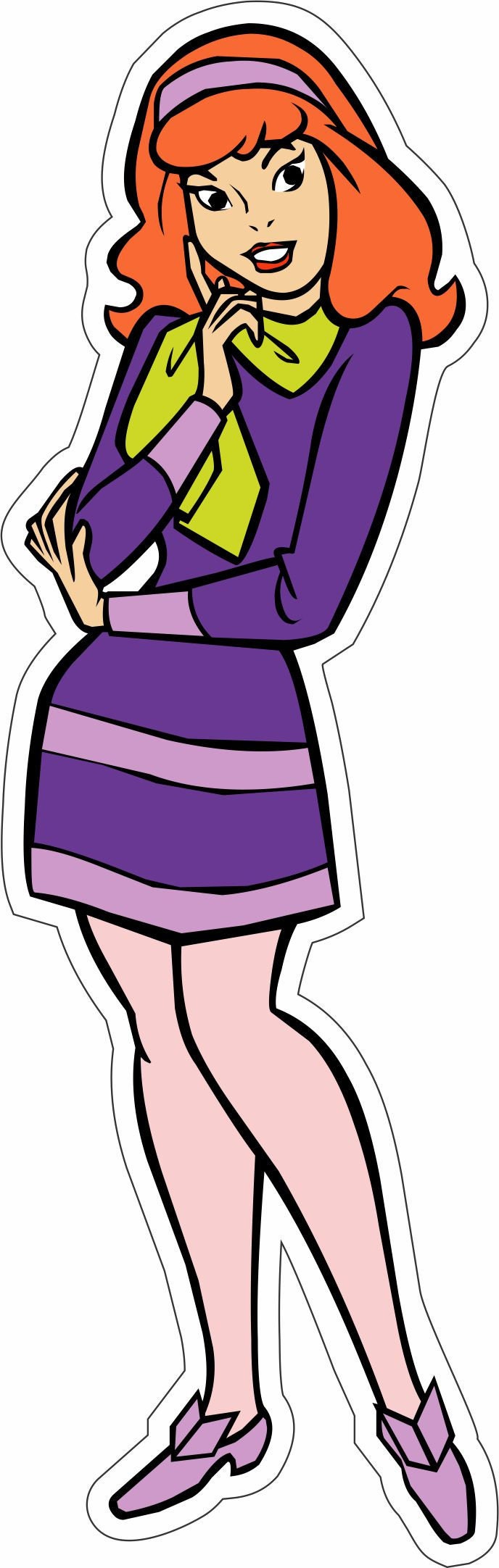 Daphne Blake 002 Scooby Doo Vinyl Sticker Decal Full Etsy