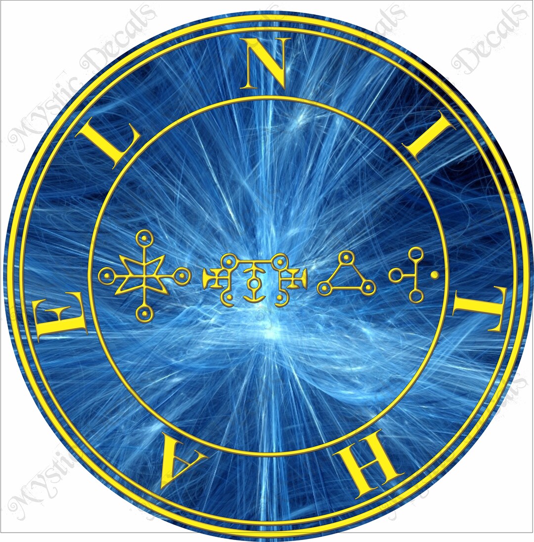 54. Nithael Angel Sigil Vinyl Sticker DECAL Full Color God, Occult ...