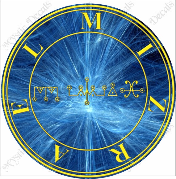 60. Mizrael Angel Sigil Vinyl Sticker DECAL Full Color | Etsy