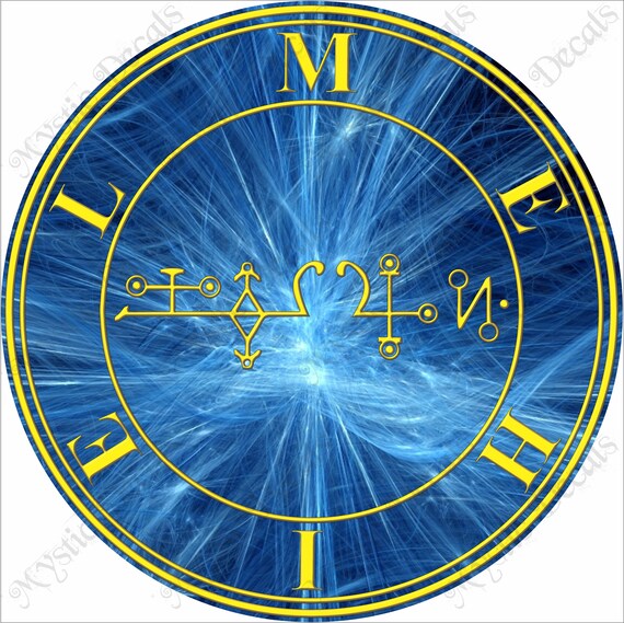 64. Mehiel Angel Sigil Vinyl Sticker DECAL Full Color | Etsy