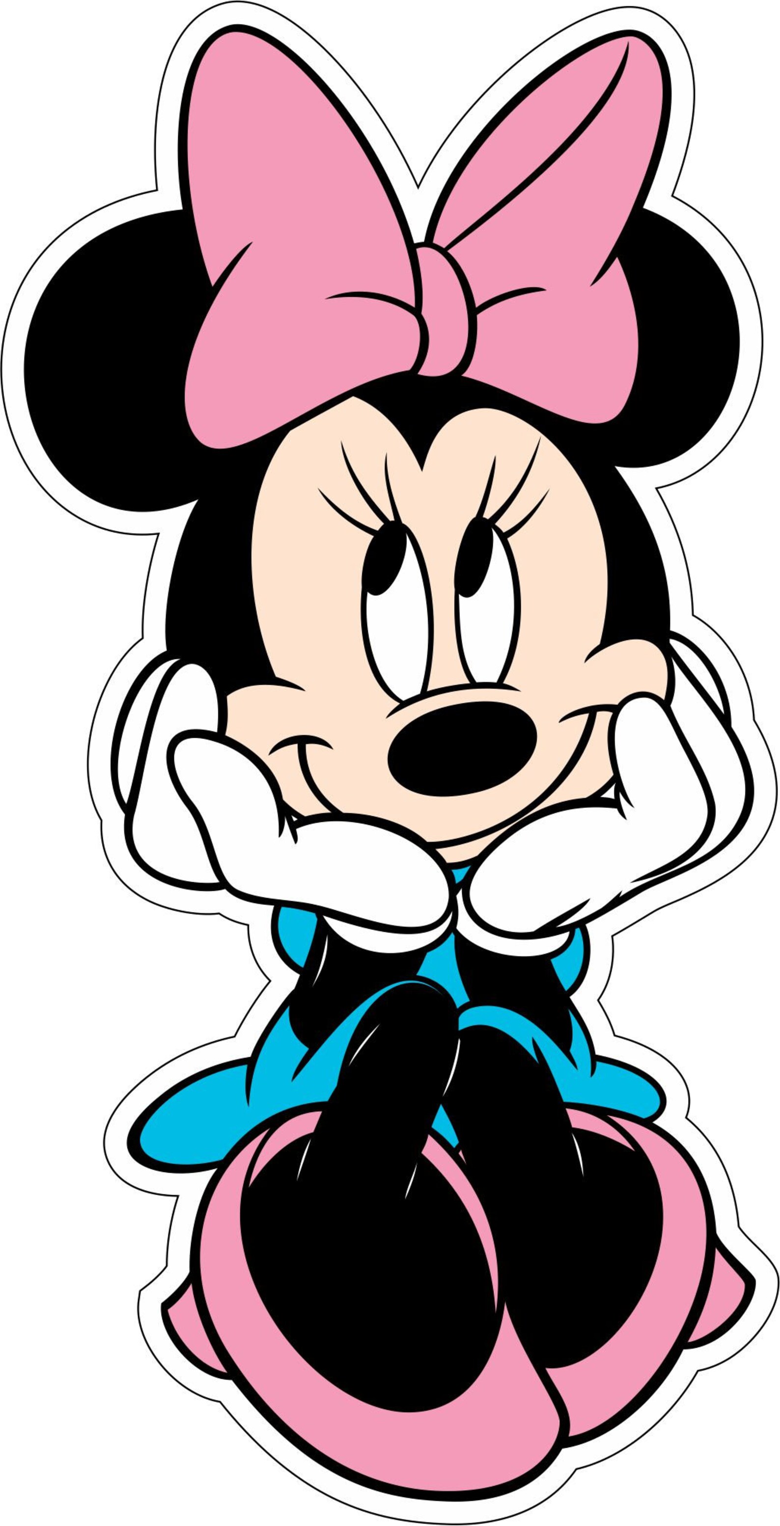 Minnie Mouse 001 Vinyl Sticker Decal Full Color Cad Cut - Etsy