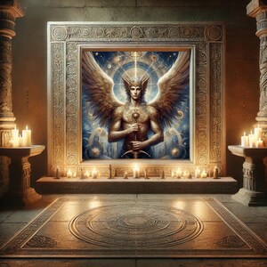 Archangel Uriel. Uriel is the Angel Who Represents the Sephirah Netzach ...