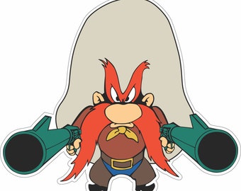 Yosemite Sam Decal | Etsy