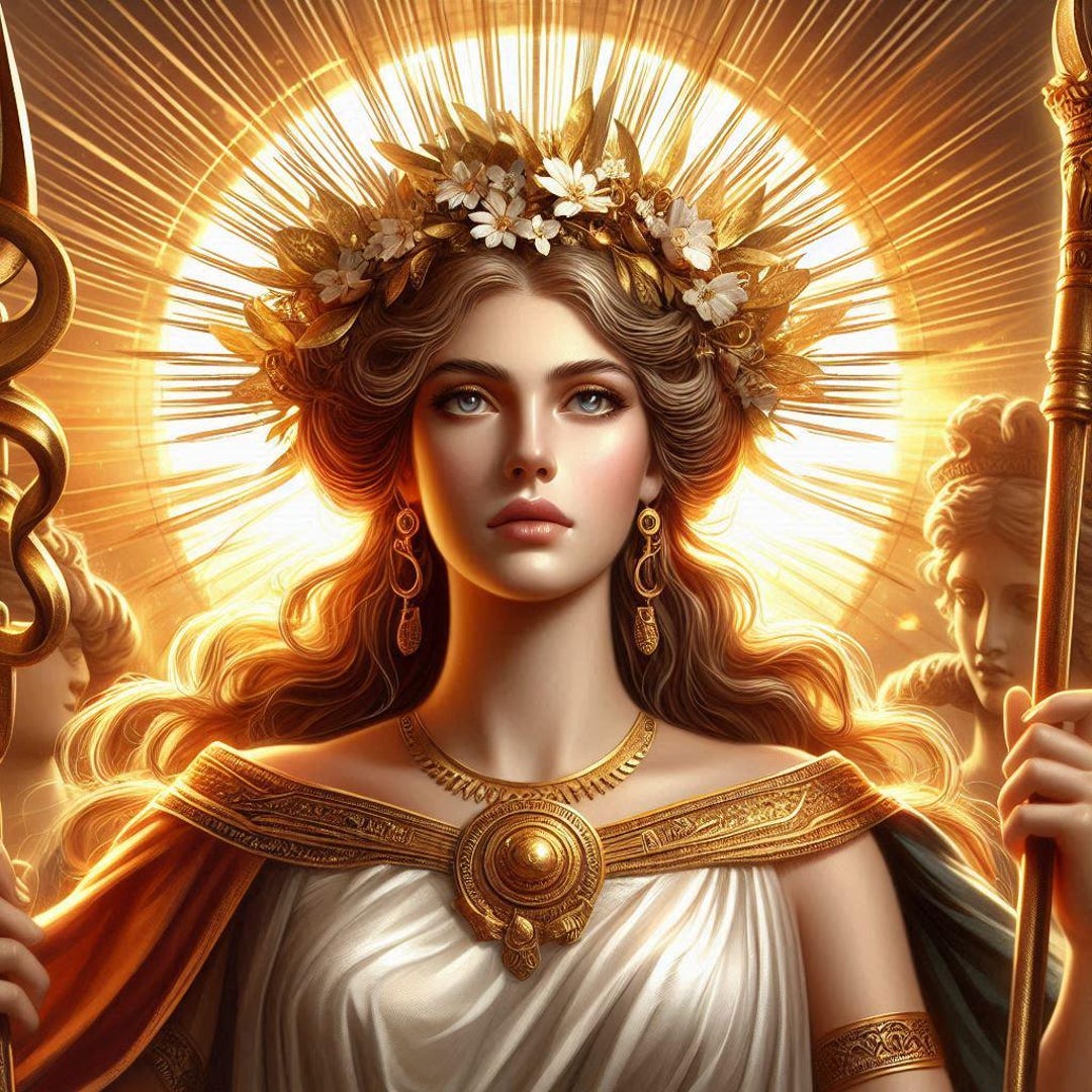 Hera Vinyl Sticker Decal Full Color Greco-roman God Goddess Occult Magic - Etsy