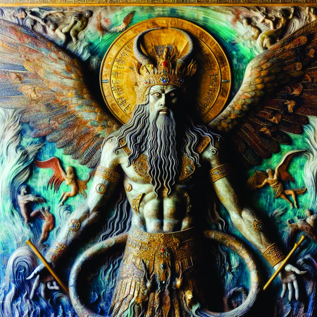 The Canaanite Mot - God of Death and the Underworld 002 - Vinyl Sticker ...