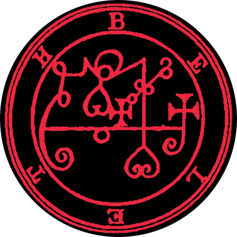 Seal of Beleth Vinyl Sticker Decal Full Color Goetia - Etsy