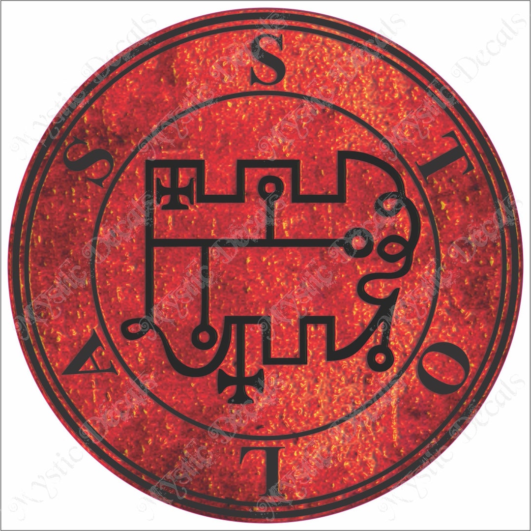36. Seal of Stolas Round Decal - Vinyl Sticker Decal - Full Color ...