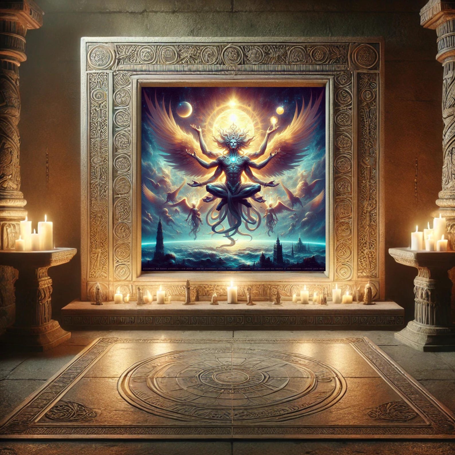 Primordial God Aether – God of the Bright Upper Air, Heaven’s Light ...