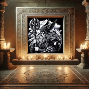 Odin - Vinyl Sticker Decal - Norse Mythology - Etsy