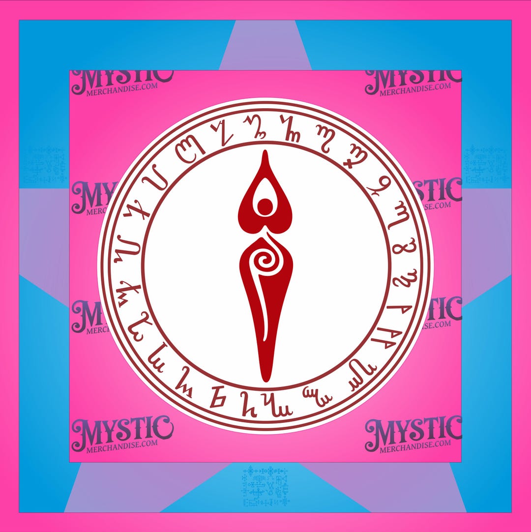Theban Goddess #002 - Vinyl Sticker Decal Magic Wicca Occult Pagan - Etsy