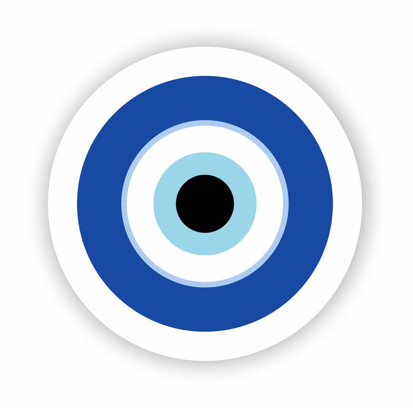 Evil Eye Vinyl Sticker Decal Full Color Car Laptop - Etsy