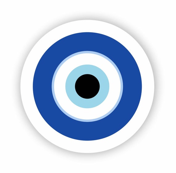 Evil Eye Vinyl Sticker Decal Full Color Car Laptop - Etsy Canada