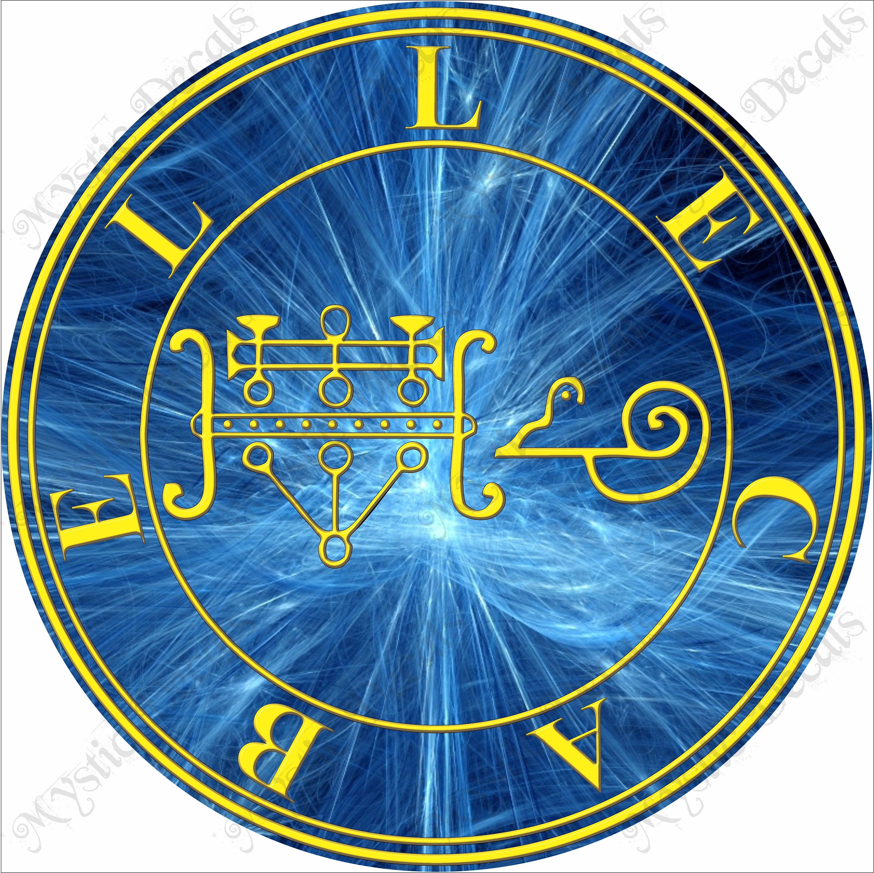 31. Lecabel Angel Sigil Vinyl Sticker DECAL Full Color - Etsy